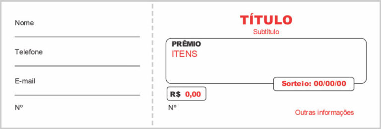 5 Modelos de Rifas para download - AGráfica